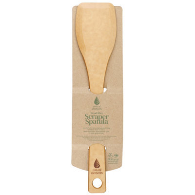 Natural Elements Wood Fibre Scraper Spatula