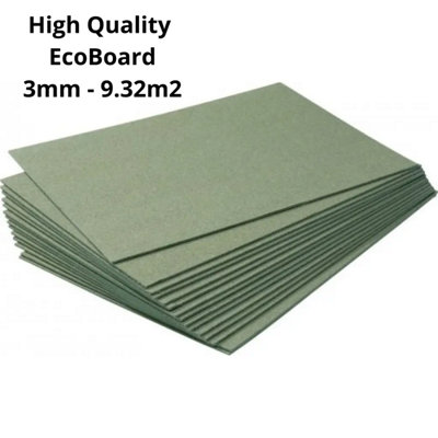 Natural Floor Underlay 3mm - 9.32m2 Coverage - UK Brand - Thermal and ...