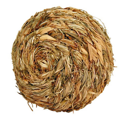 Natural Grass Ball For Rodents, 13 cm