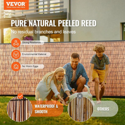 Natural Reed Fencing Reed Fence Roll for Outdoor Backyard Patio ...