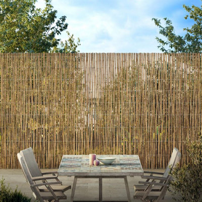 Natural Reed Garden Fence Roll Outdoor Privacy Screening Decorative ...