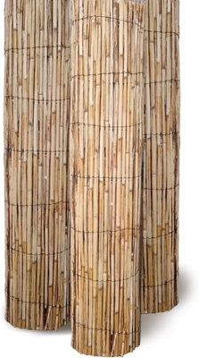 Natural Split Reed Fence Privacy Decorative Fencing Hand-Woven Bamboo ...