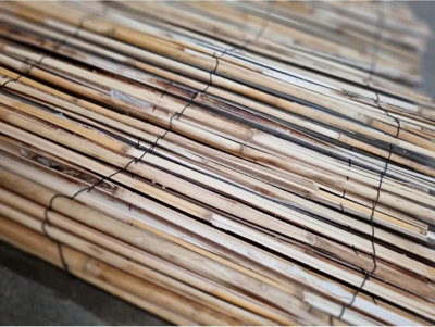 Natural Split Reed Fence Privacy Decorative Fencing Hand-Woven Bamboo ...