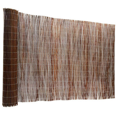 Natural Willow Outdoor Garden Fencing Screen Roll 1.2m x 4m