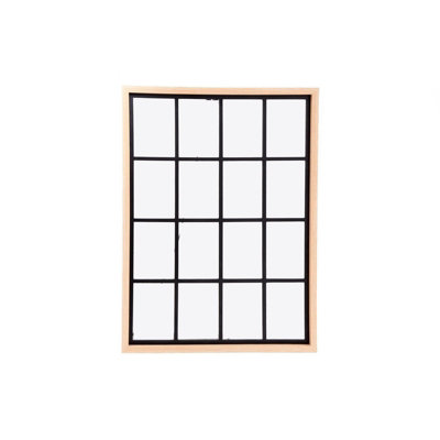 Natural Wood Effect Window Mir