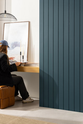 Naturewall Legacy Beaded Tongue & Groove MDF Panel - Primed - 2.4m