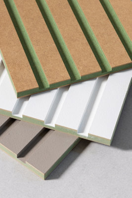 Naturewall SlatWall MDF Panel - Unprimed - 1.2m