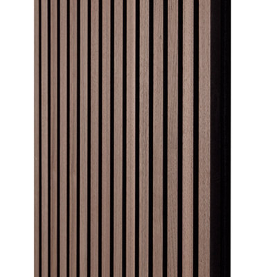 Naturewall SlatWall Midi Walnut - 120cm x 60cm on Black Felt