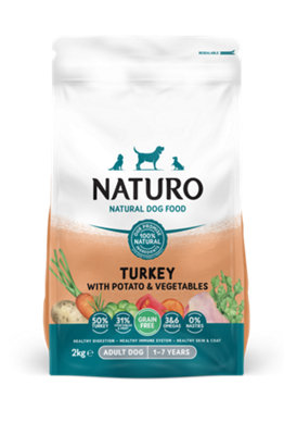 Naturo Turkey with Potato & Vegetables Dry Dog Food - 2kg