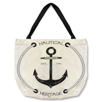 Nautical Anchor Tote bat Designer Style