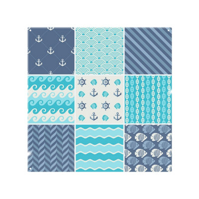 Nautical Tiles Splash Back designer style