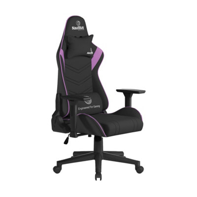 Nautilus Designs Ltd Black PU Leather Recliner Computer Gaming Office ...
