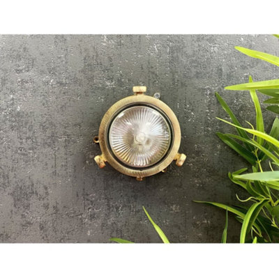 Navigator 09610 Outdoor IP44 1 Light Plain Mini Porthole Bulkhead Light ...