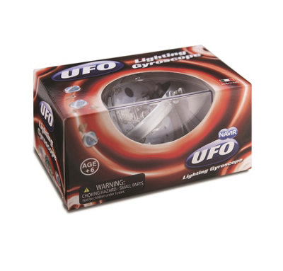Navir - UFO Lighting Gyroscope - Red