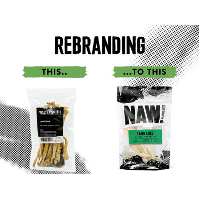 NAW Dog Treats Lamb Tails 150g