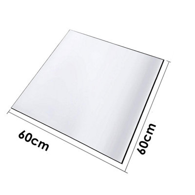 Neel Blue Clear Plastic Table Cover, Acrylic Transparent Table ...