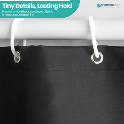 Neel Blue Shower Curtain Polyester Bathroom Curtain Mould & Mildew ...