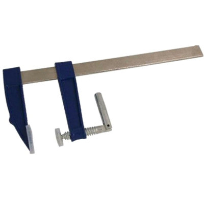 Neilsen 2pc F Clamps Wood Working 300mm Heavy Duty Cast Iron Metal Deep ...