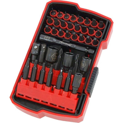 Neilsen 39pc Impact Screwdriver Bit Set PH PZ SL Torx 1/4" Drive Socket ...
