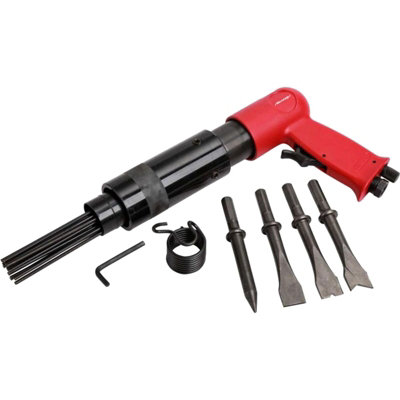 Neilsen Air Hammer Chisel Descaler Needle Gun With 4 Chisels Tool For ...
