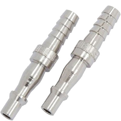 Neilsen Air Line Fittings Hose Compressor Tool Connector 3/8" BSP 2pc ...