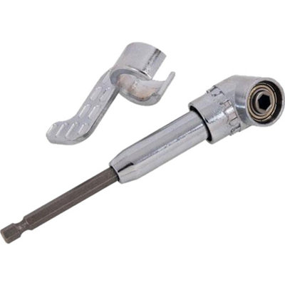 Neilsen Offset Screwdriver Bit Holder 50mm 90 Degree 1/4" Hex Drill ...