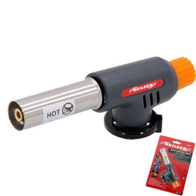 Neilsen Torch Piezo Auto Ignition Head Multi Purpose Heating Soldering ...