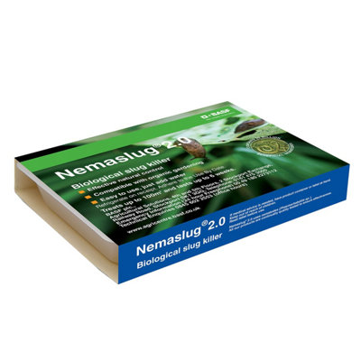 Nemaslug 2.0 Biological Slug Killer - Nematode Treatment for 40 m² Gardens