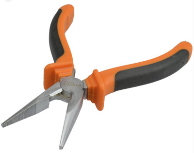 NEO 01-013, long nose pliers 160mm, soft grip, CrV steel, serrated jaws ...
