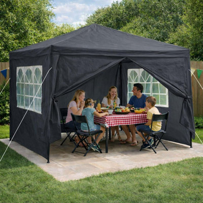 Neo 3 x 3 m Event Gazebo 4 Side Panels Outdoor Waterproof Garden Party ...