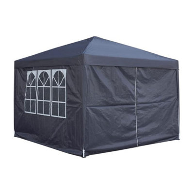 NEO 3M X 3M WATERPROOF POP UP OUTDOOR CANOPY FOLDING GARDEN GAZEBO ...