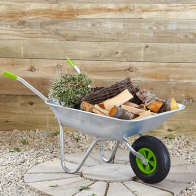 Galvanised wheelbarrow b&q store