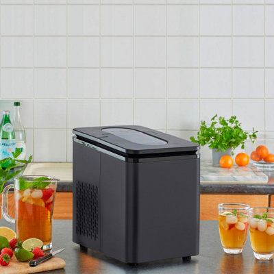 Neo Black 1.7L Electric Ice Cube Maker Machine