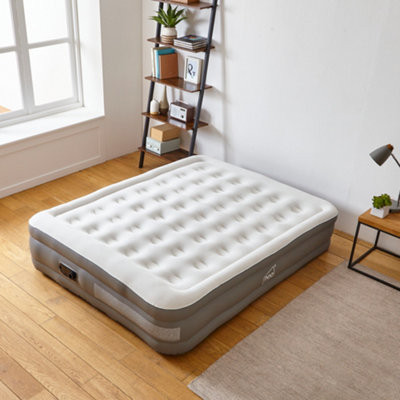 Neo Double King Inflatable Air Bed with Built-in Electric Pump at B&Q
