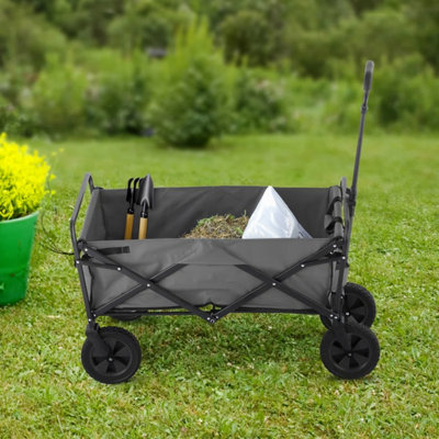 Neo Foldable Collapsible Garden Festival Cart Grey