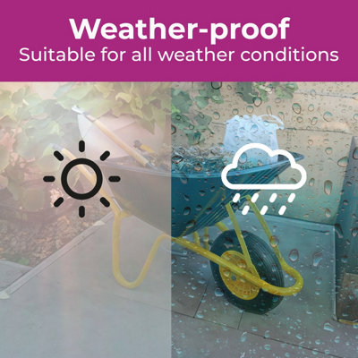 Neo Garden Wheelbarrow Heavy Duty 110L 150kg Durable Plastic Green Tray ...