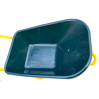 Neo Garden Wheelbarrow Heavy Duty 110L 150kg Durable Plastic Green Tray ...