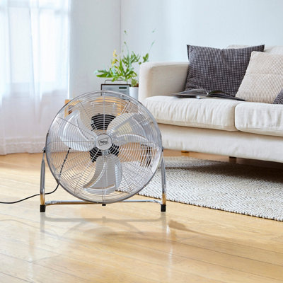 Neo High Velocity Chrome Metal Floor Freestanding Fan - 16 Inch | DIY ...