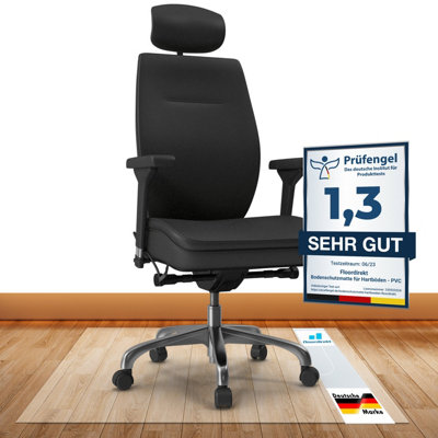 Neo Plus Office Chair Mat PVC for Hard Floors Desk Home Office Floor ...