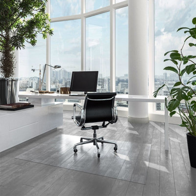 Neo Premium Office Chair Mat PVC for Hard Floors Desk Home Office Floor ...
