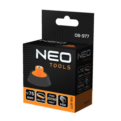 Neo Tools Backing Pad 75mm for 80mm Polishing Pads Velcro