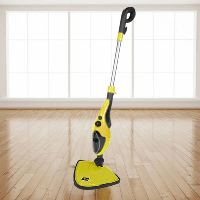 Neo Yellow 10 in 1 1500W Hot Steam Mop Cleaner and Hand Steamer