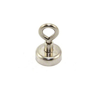 Neodymium Clamping Magnet with M4 Eyebolt for Hanging, Holding or ...