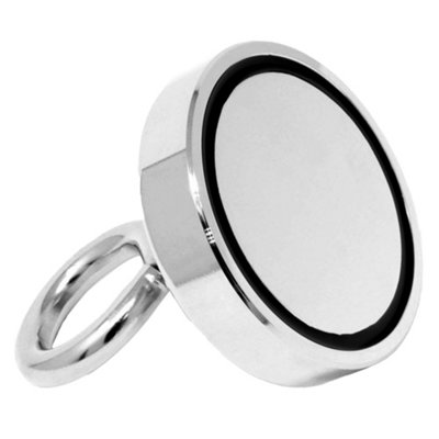 Neodymium Machine Lathed Clamping Magnet with M10 Eyebolt for Holding ...