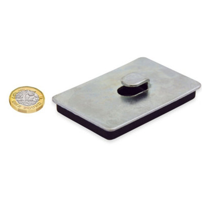 Neodymium Magnetic Pad with Hook for Fixing Rooftop Signs To Vehicles ...
