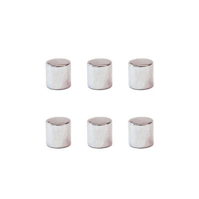 Neodymium magnets 6 pack - Cylindrical