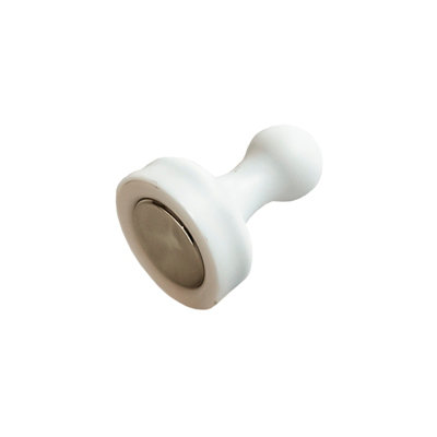 Neodymium magnets 6 pack - Push pin white