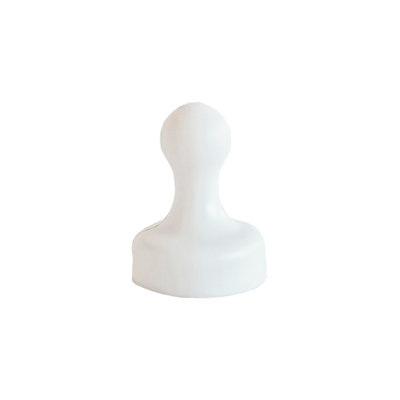 Neodymium magnets 6 pack - Push pin white