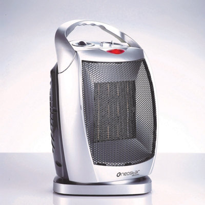 Neostar 1500W Mains Powered Oscillating Ceramic Heater with Carry ...
