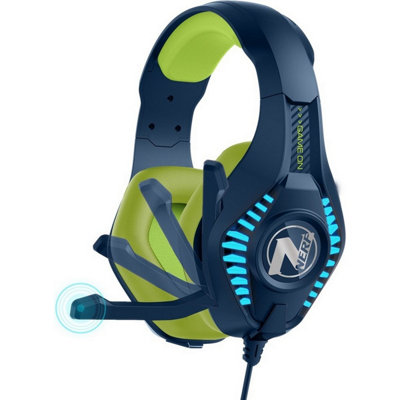 Nerf Pro G5 Gaming Headphones Blue/Green (One Size)